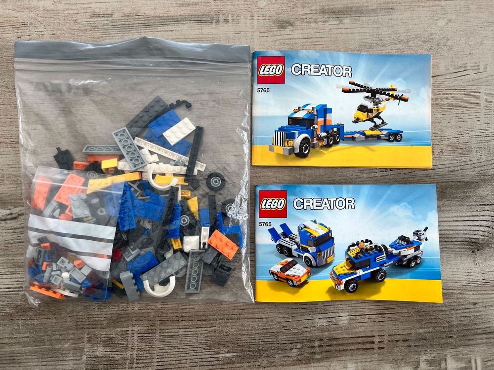Lego Creator 5765 Tieflader mit Helikopter (Gebraucht) in Wolfwil für ...