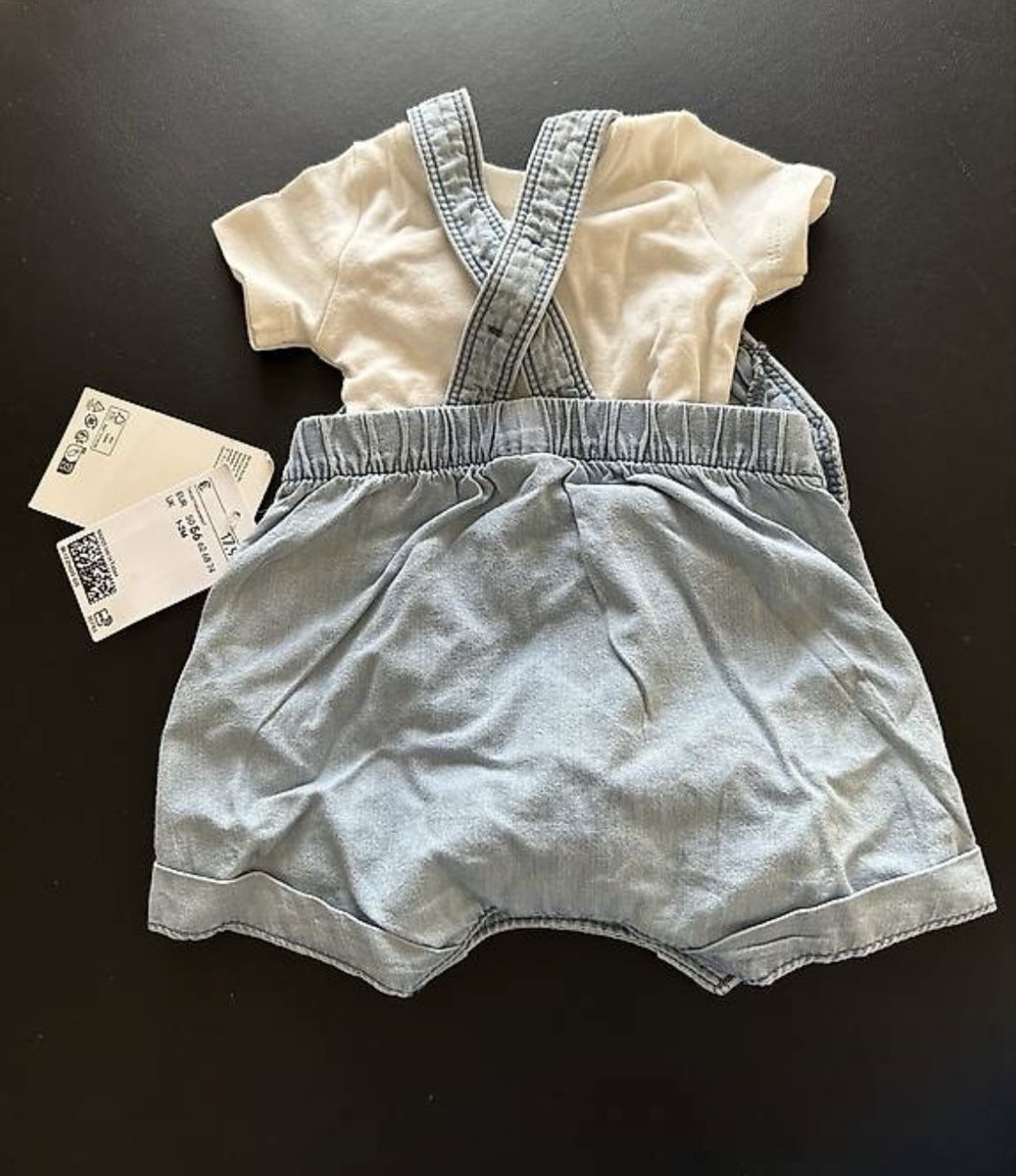 Salopette + body 1m nuova con etichetta (Nuovo e nell'imballaggio ...