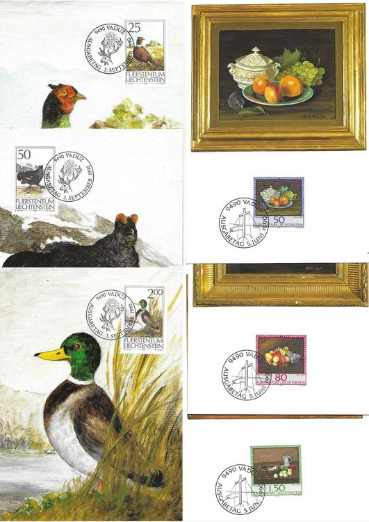 Liechtenstein Maximumkarten 91-97, komplett (Neu (gemäss Beschreibung)) in Rheineck für CHF 1 ...