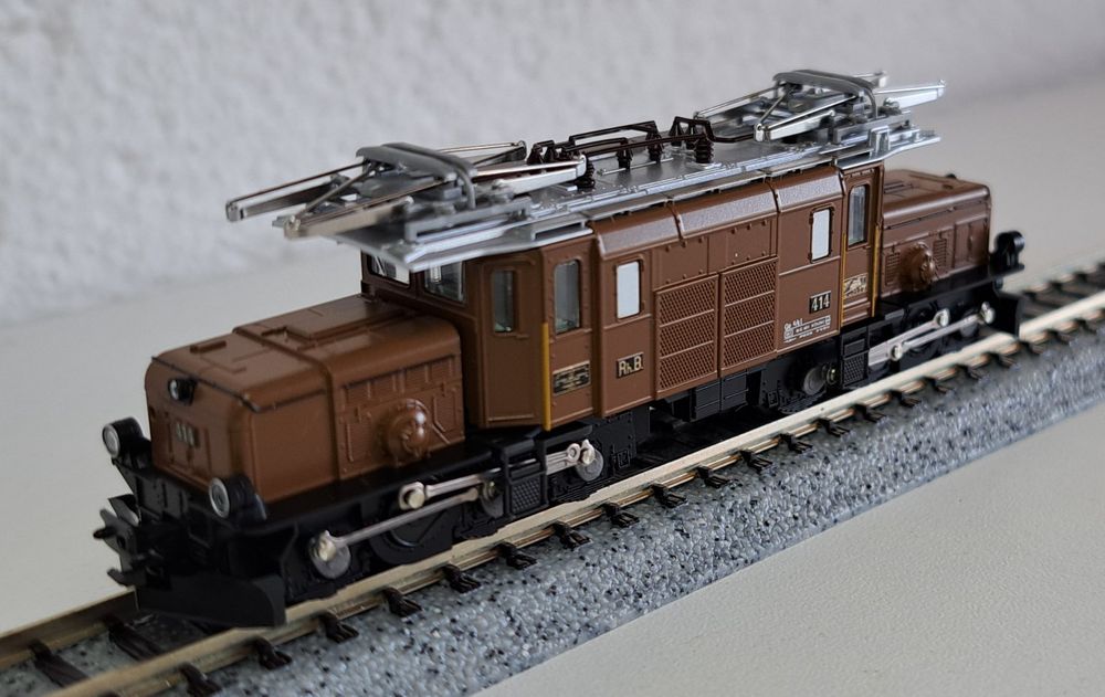 RhB Ge 6/6-1 414 Krokodil Kato Spur N OVP Gratis Versand (Neu und originalverpackt) in Salez für ...