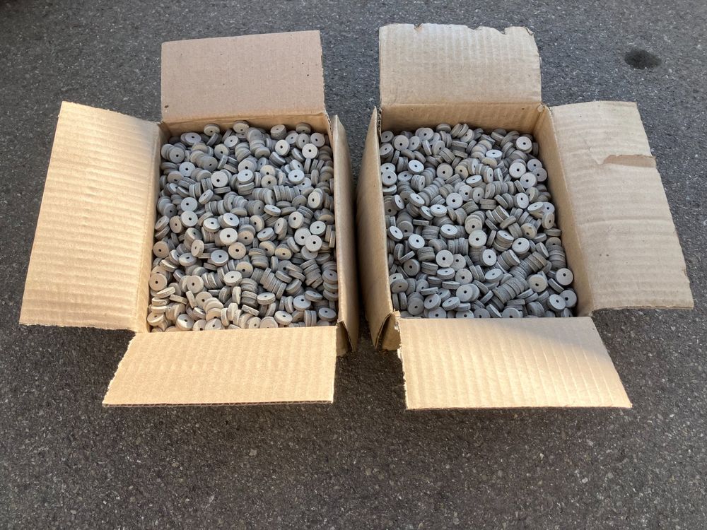 Posten neuer Kistenschoner aus Pappe ab 1.- (Neu (gemäss Beschreibung ...