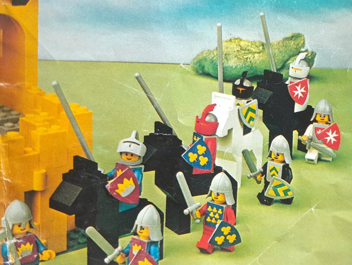 LEGO Bauanleitung 375 / 6075 Gelbe Burg - Yellow Castle (Gebraucht) in ...