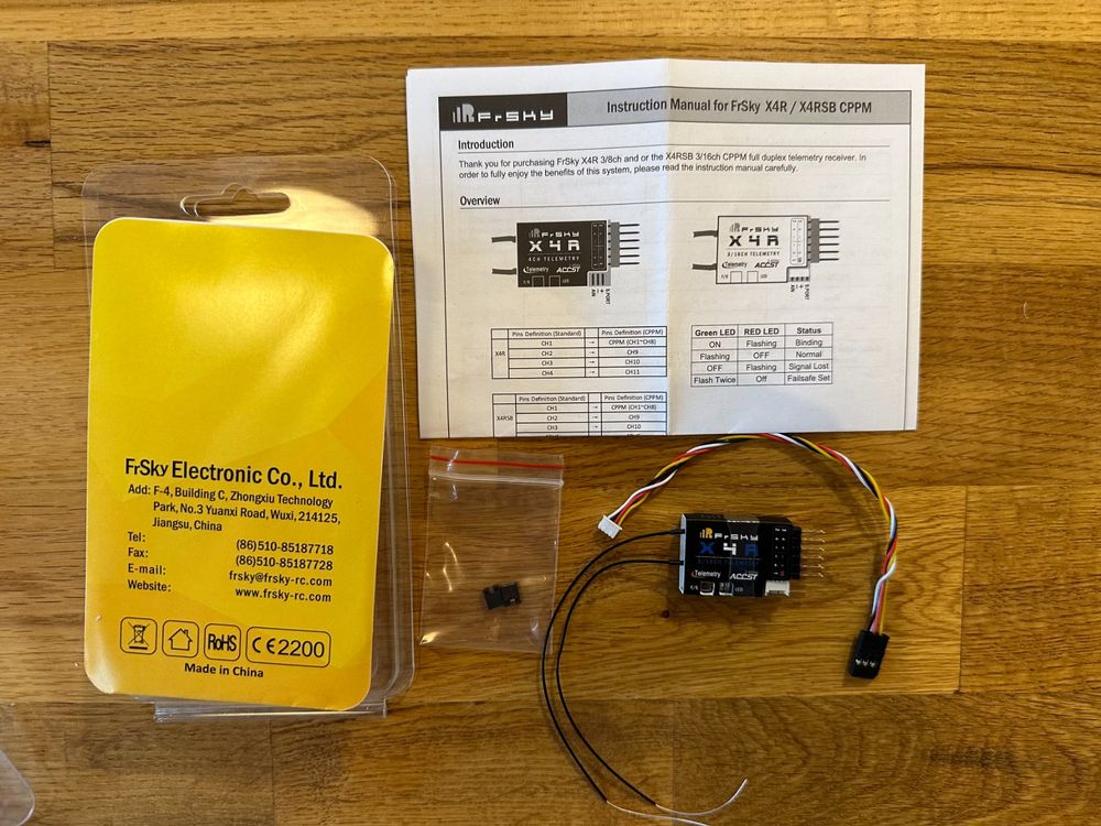 Frsky X4R Receiver Empfänger neu mit OVP (Neu und originalverpackt) in ...