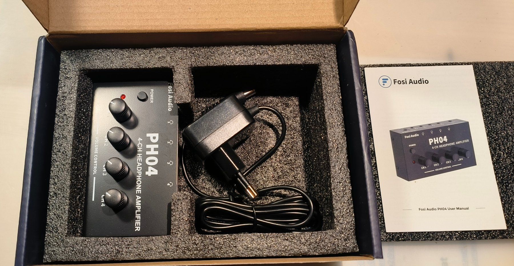 Kopfhörer Verstärker Fosi Audio PH04 (Neu und originalverpackt) in ...