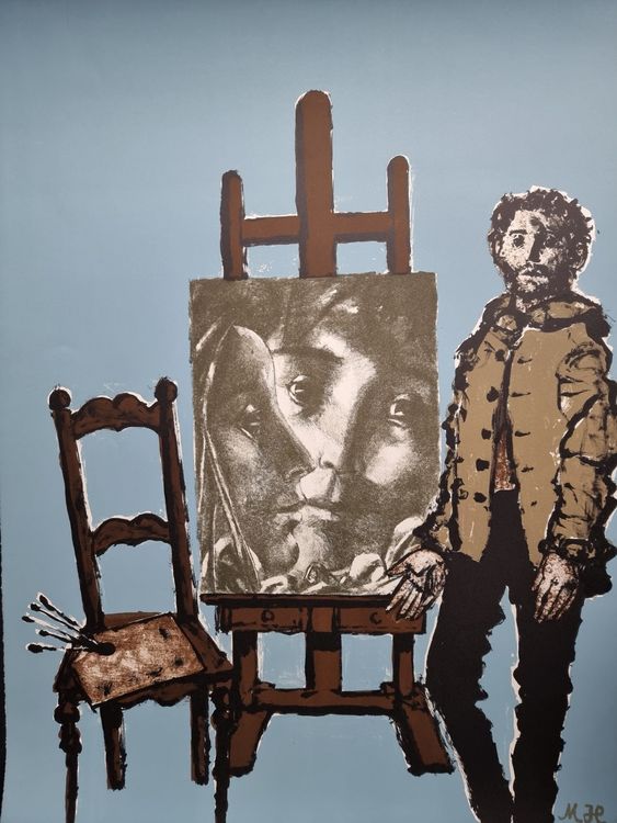 MAX HUNZIKER ORIGINAL ZINKÄTZUNG (LITHOGRAPHIE) SIGNIERT (Gebraucht) in ...