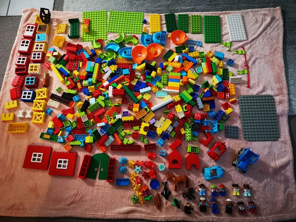 (L87) 5 kg Lego Duplo Bausteine,Figuren,Tiere,Platten, (Gebraucht) in ...