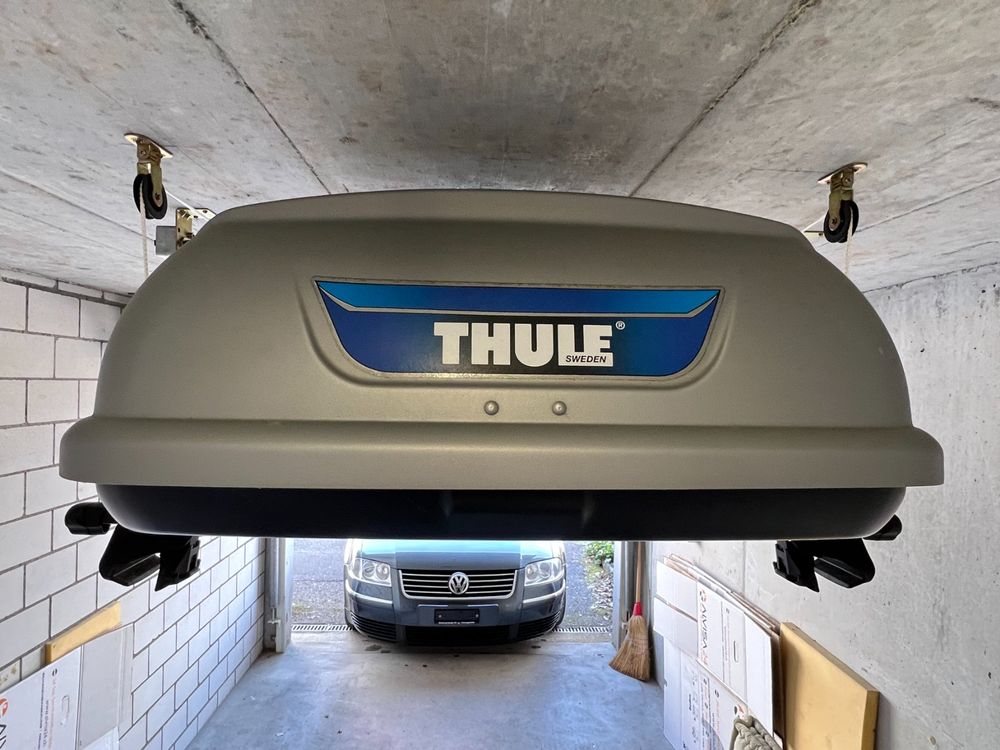 Thule Ocean 100 Dachbox - silber/anthrazit - 1A Topzustand (Gebraucht ...