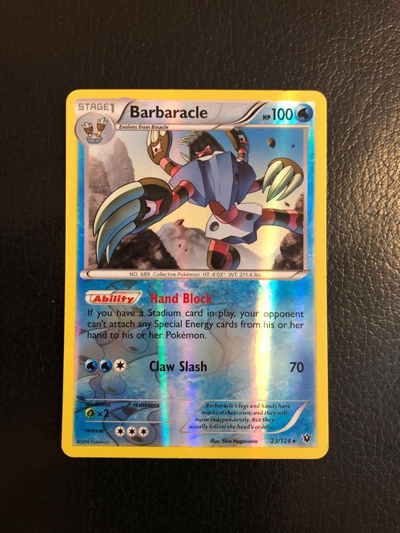 XY: Fates Collide Barbaracle rare reverse 23/124 Ab 1 (Gebraucht) in ...