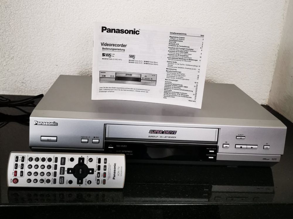 Panasonic Videorecorder NV-HV61 (Gebraucht) in St.Gallen für CHF 99 ...