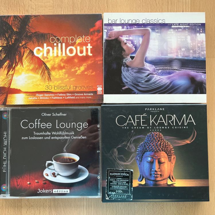 8 Lounge- und Chillout-CDs im günstigen Set (Gebraucht) in Baar für CHF ...