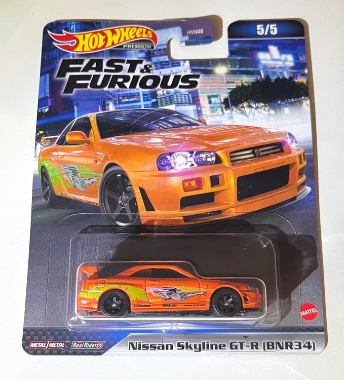 Hot Wheels Fast & Furious Nissan Skyline GTR R34 Orange | Kaufen auf ...