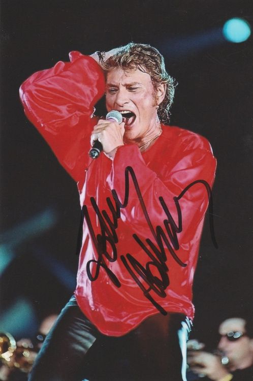 JOHNNY HALLYDAY / Autographe Original. (Gebraucht) in für CHF 25 – mit ...