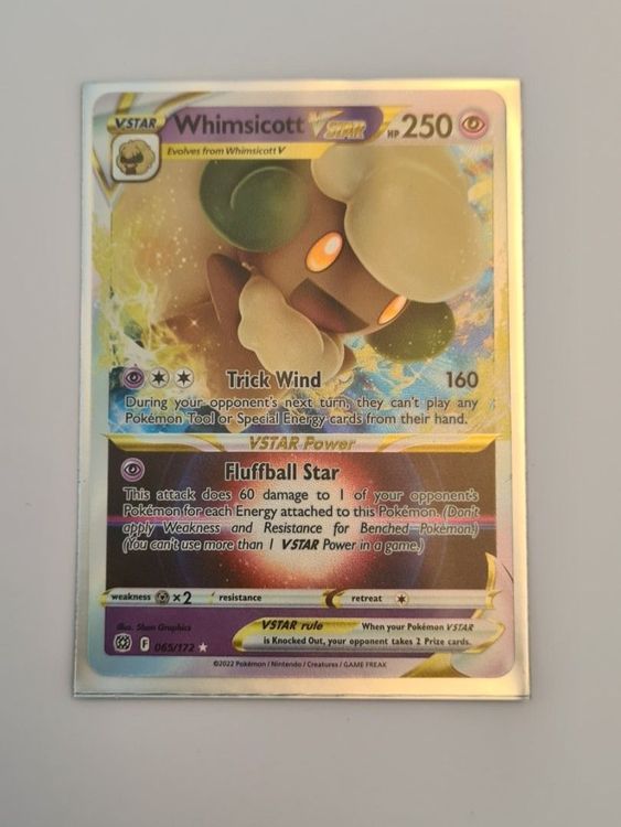 Pokemonkarte Whimsicott Vstar 065/172 (Neu (gemäss Beschreibung)) in ...