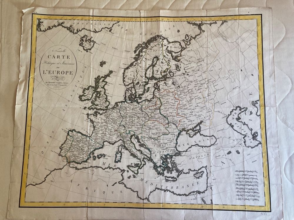 Carte de l' Europe 1752 (ohne Gewähr) | Kaufen auf Ricardo