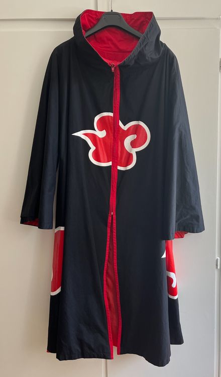 Akatsuki Mantel Cosplay Kostüm, Anime Naruto, Grösse XL (Gebraucht) in ...