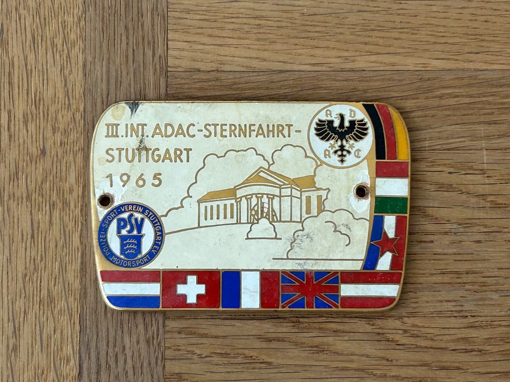 Oldtimer Plakette badge Stuttgart 1965 (Gebraucht) in Buchrain für CHF ...