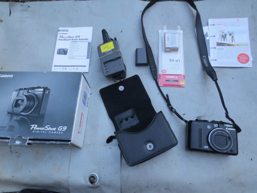 Digitalcamera Canon Powershot G9, 3 Akkus, Sim-Karte Zubehör | Kaufen ...
