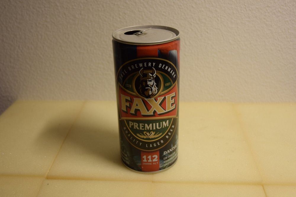 FAXE Premium Bier Dose, leer (Gebraucht) in Herisau für CHF 1 – mit ...