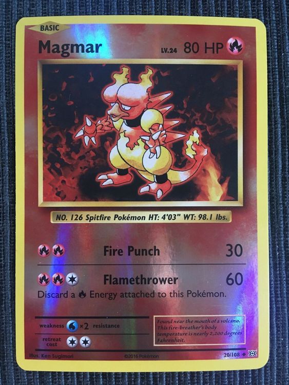 Pokemon Magmar Reverse XY Evolutions | Kaufen auf Ricardo