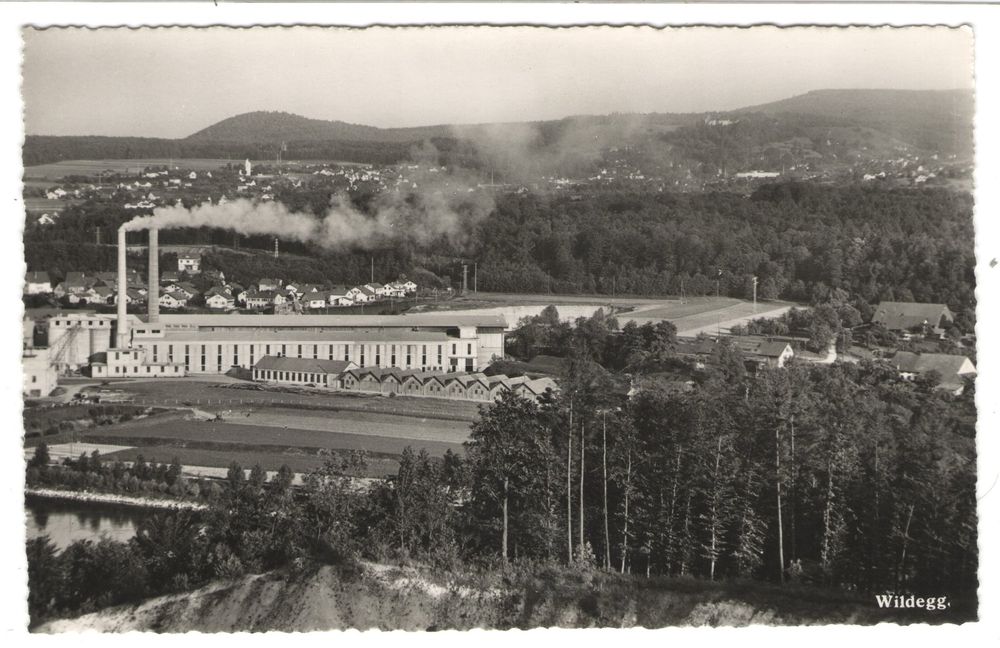 Ansichtskarte Wildegg AG (mit Fabrikgebäude) (Gebraucht) in Kerns für ...