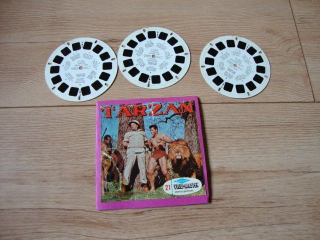 70er Jahre 3-D VIEW MASTER Scheibe TARZAN mit Gordon Scott (Gebraucht) in Wildhaus für CHF 5 ...
