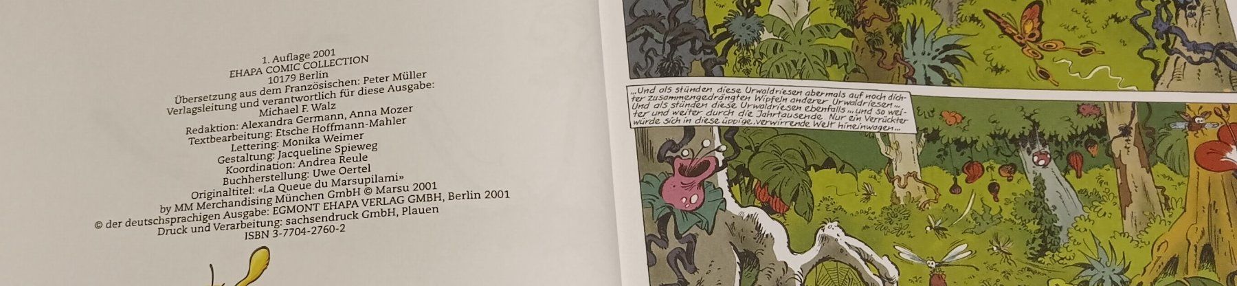 Marsupilami 1 - Tumult in Palumbien Comic - Top Zustand! (Gebraucht) in ...