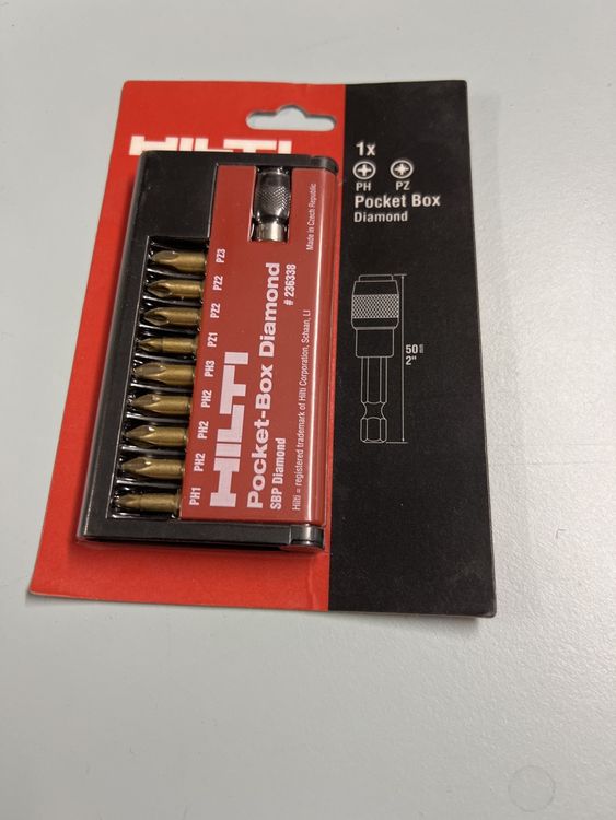 Hilti Pocket-Box Diamond Bit Set, neuwertig (Neu und originalverpackt ...
