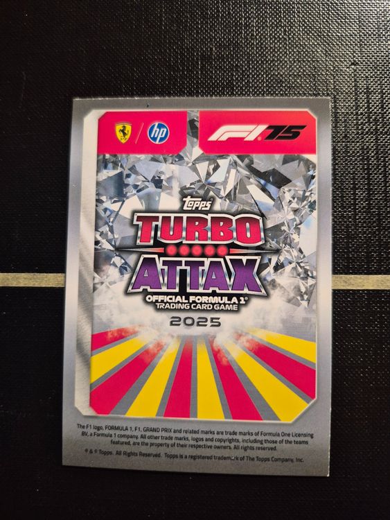 Charles Leclerc Ferrari F1 Team Topps Turbo Attax 2025 (D'occasion) à ...
