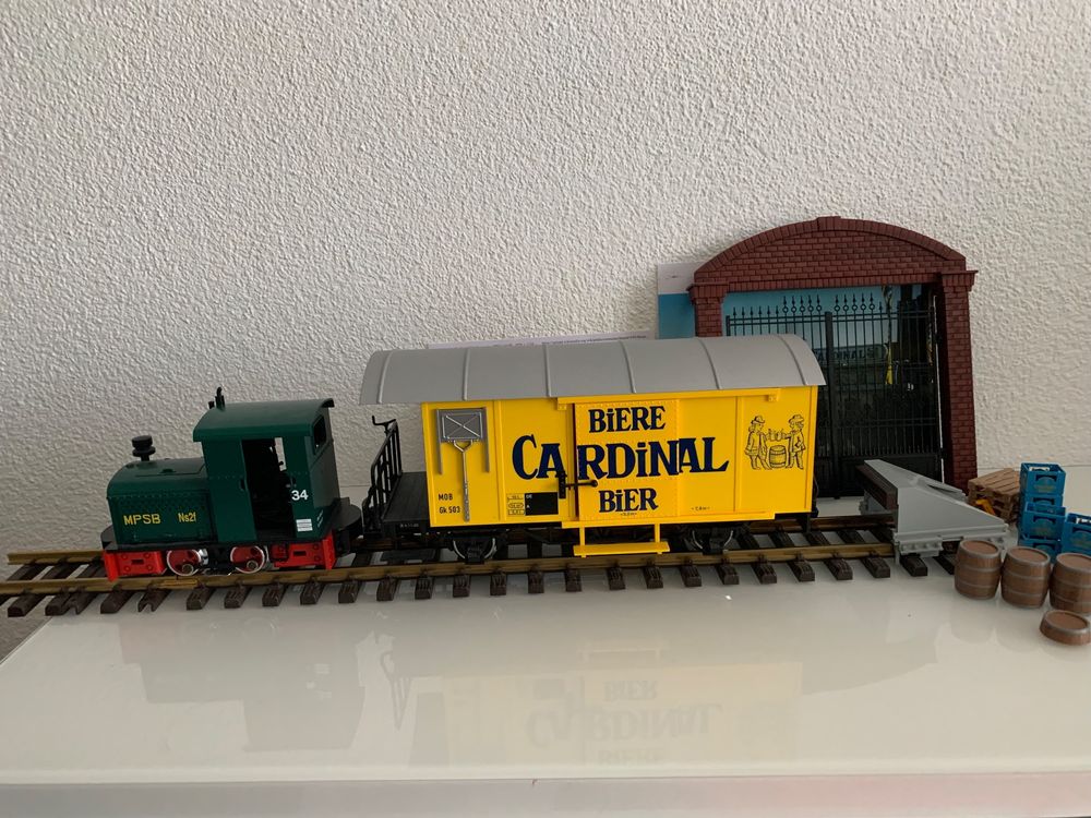 LGB Diesellok mit CARDINAL Wagen; Originalverpackung; NP 450 (Gebraucht ...