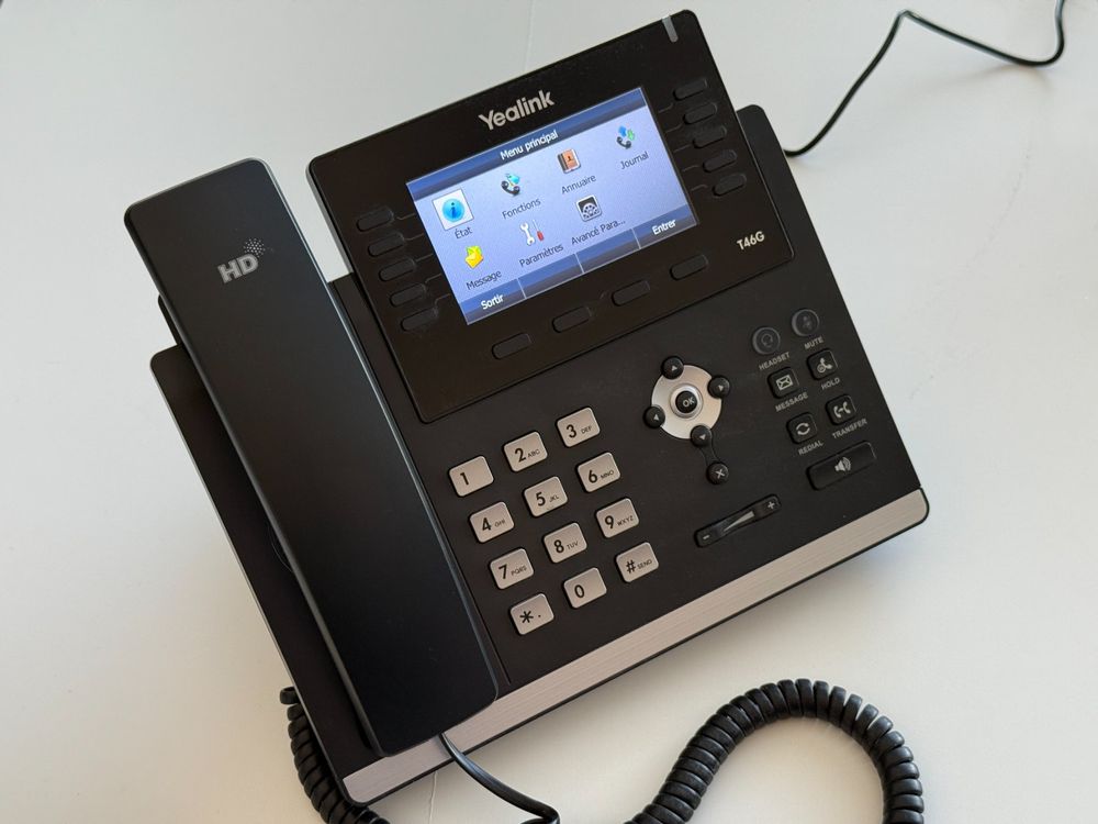 Téléphone fixe Yealink SIP-T46G (Gebraucht) in Genève für CHF 40 – mit Lieferung auf Ricardo kaufen