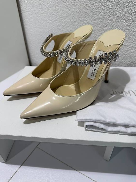 Jimmy Choo High Heels Pumps Bing 100 Beige Nude Gr 37 (Gebraucht) in ...