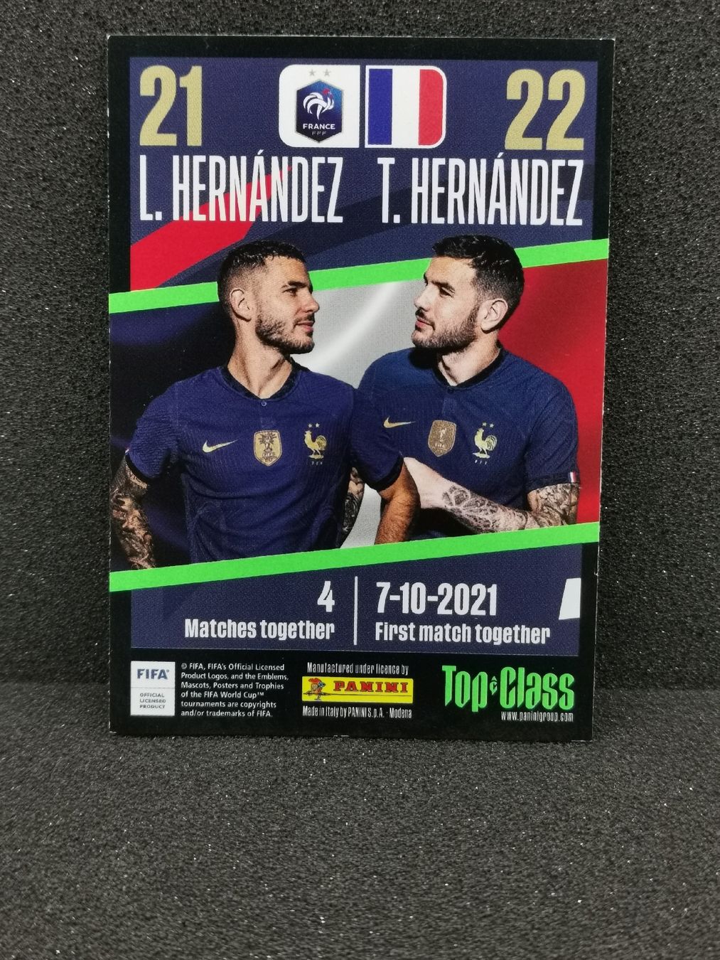 Panini Top class 2023 Theo & Lucas Hernández Synergy (Gebraucht) in ...
