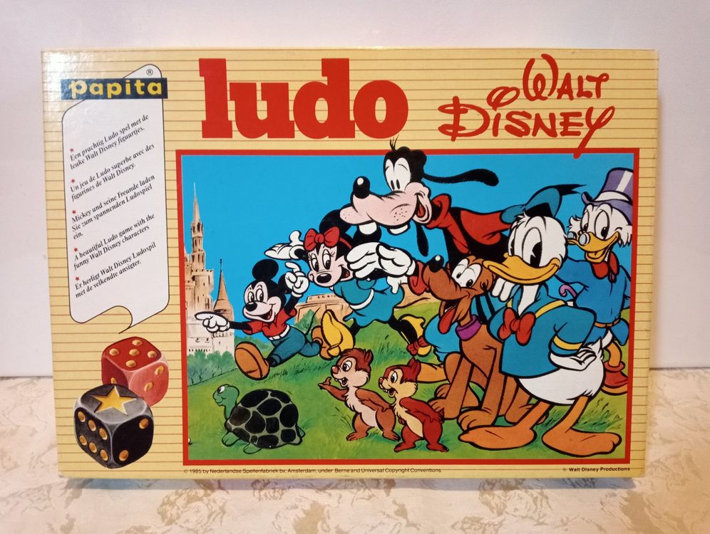 Ludo Walt Disney Brettspiel neuwertig Komplett mit Anleitung (Gebraucht ...