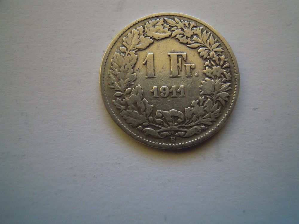 1 Fr. 1911 (Gebraucht) in Kriegstetten für CHF 2.6 – mit Lieferung auf Ricardo kaufen