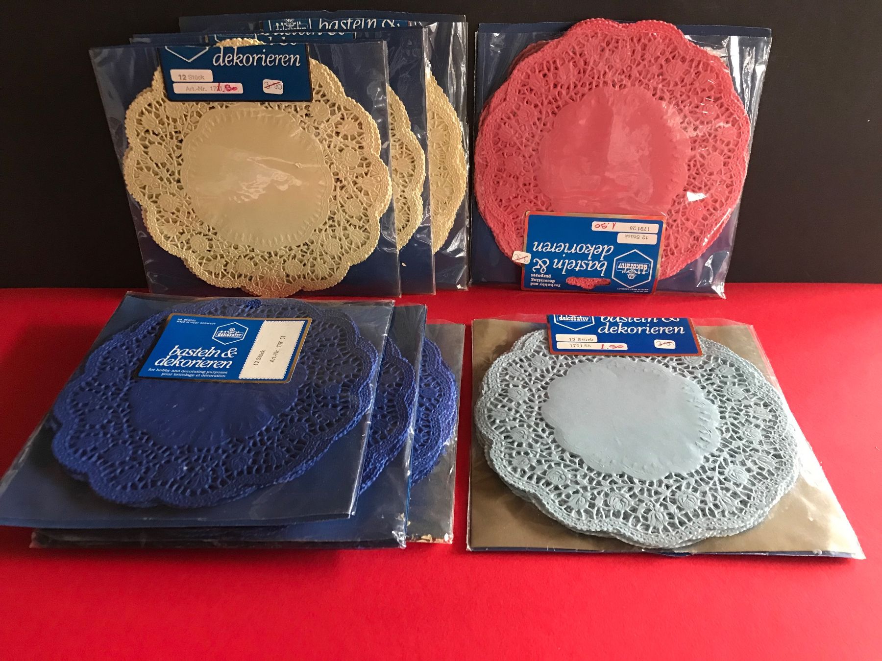 Tortenpapier Papier-Tortenspitzen rund 16 cm ca. 130 Stk (Neu (gemäss ...