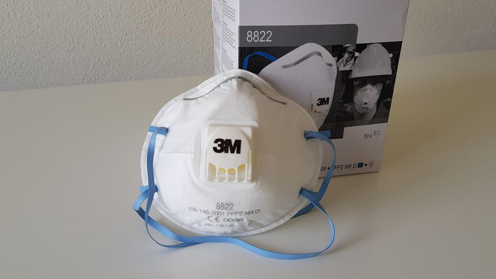 3M Atemschutzmasken 8822 10 Stück (Neu und originalverpackt) in Hirschthal für CHF 10 – mit ...