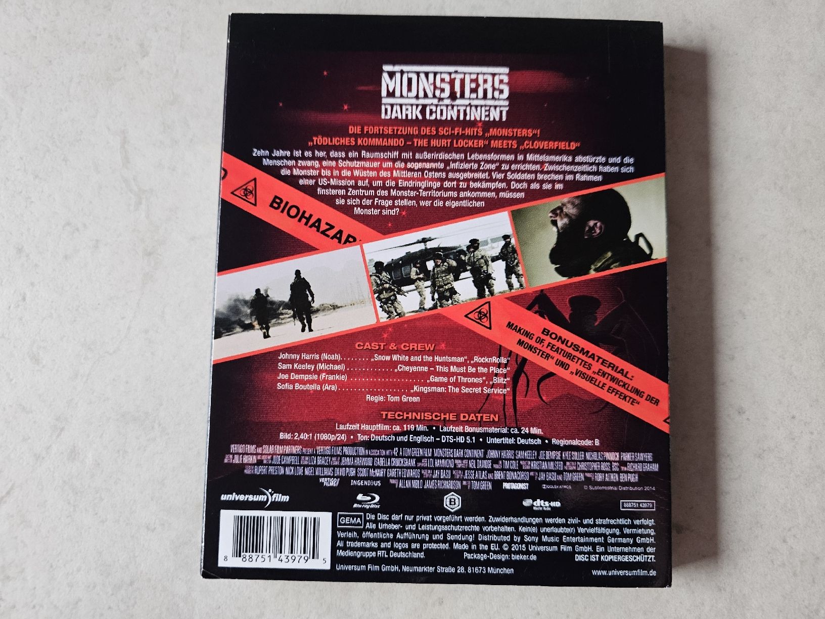 Monsters - Dark Continent / Bluray (Gebraucht) in Schneisingen für CHF ...
