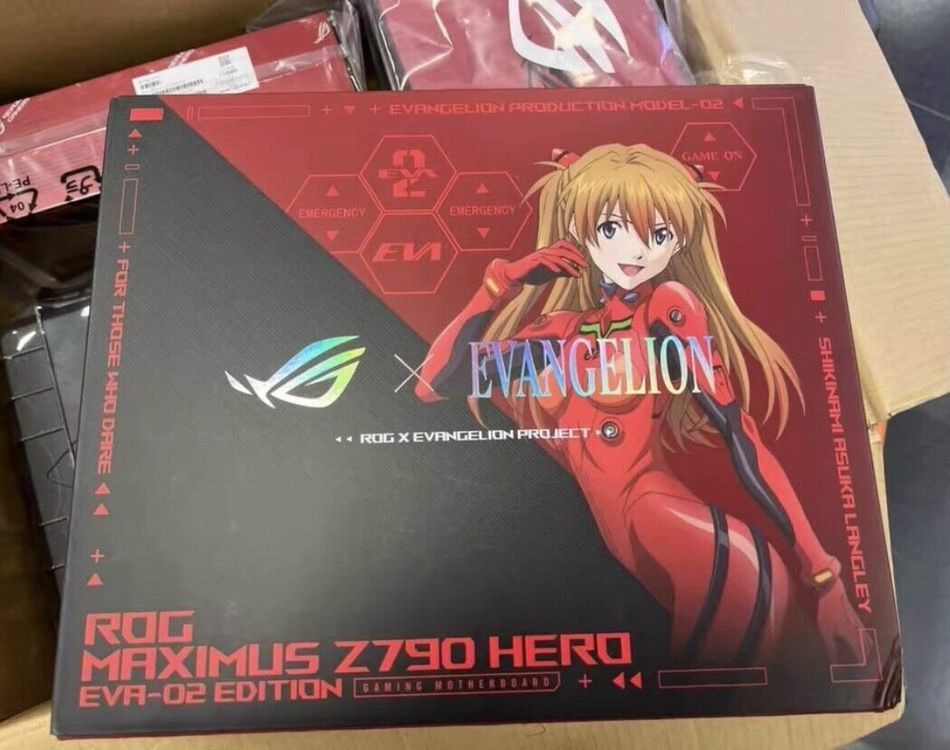 Neues ASUS ROG Maximus Z790 Hero Evangelion EVA 02 (Neu (gemäss ...