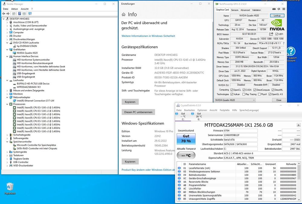 HP Z230 Workstation - 32GB - SSD 256GB | Kaufen auf Ricardo
