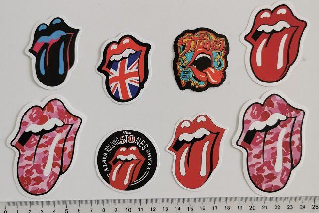 Rolling Stones - 8 Sticker (Neu (gemäss Beschreibung)) in Wilen b ...