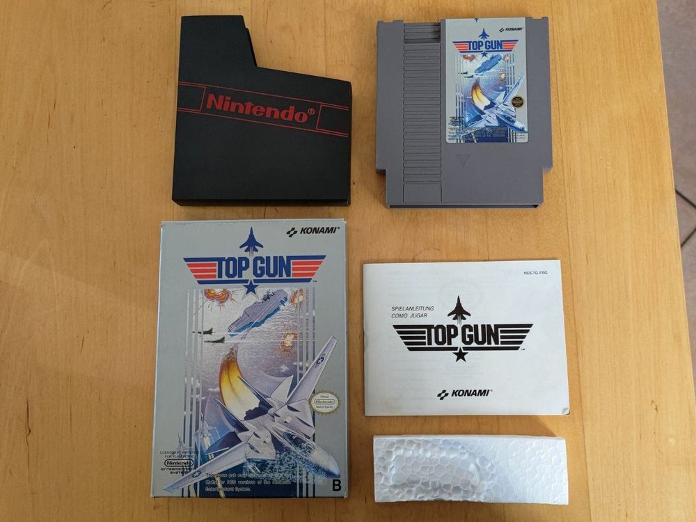 Nintendo Nes Top Gun +boîte + mode d'e.. (D'occasion) à Saignelégier ...