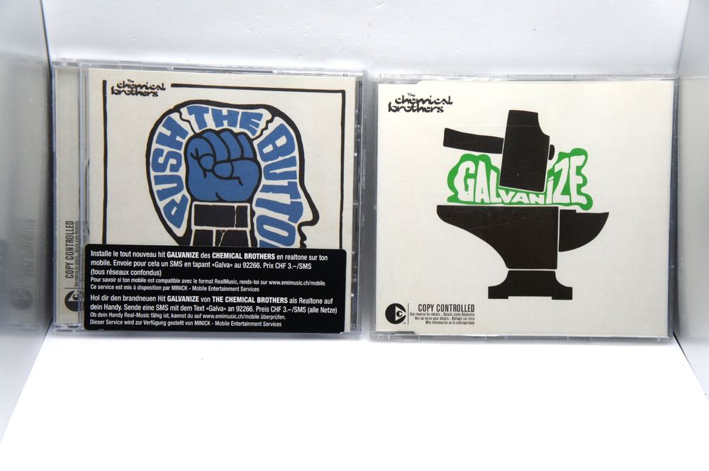 2 CD Chemical Brothers: Push the Button + Galvanize (Single) (Gebraucht ...