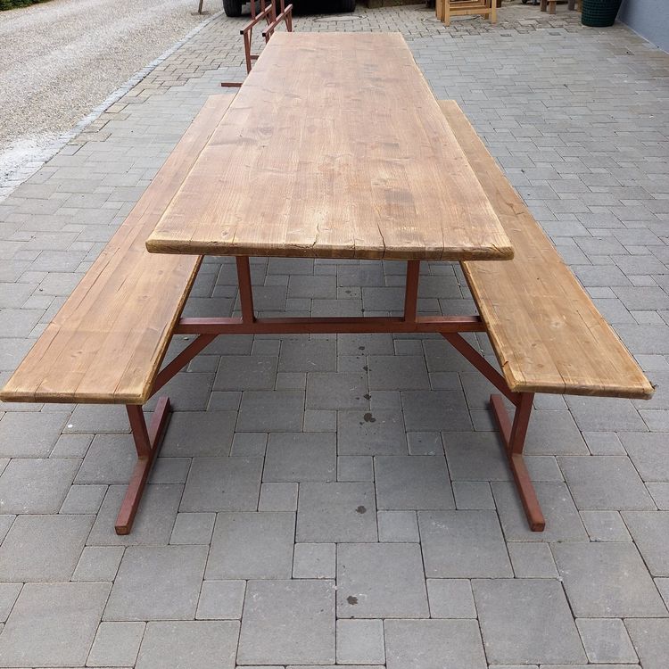 Party Tisch / Biergartentischgarnitur / Festbank (Gebraucht) in ...