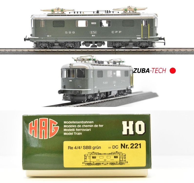 HAG 221 E-Lok Re 4/4 I SBB H0 GS Analog mit OVP (Neu (gemäss Beschreibung)) in St. Gallen für ...