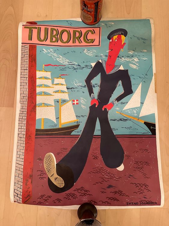 Tuborg Beer Bier Plakat Poster (Gebraucht) in Affoltern am Albis für ...