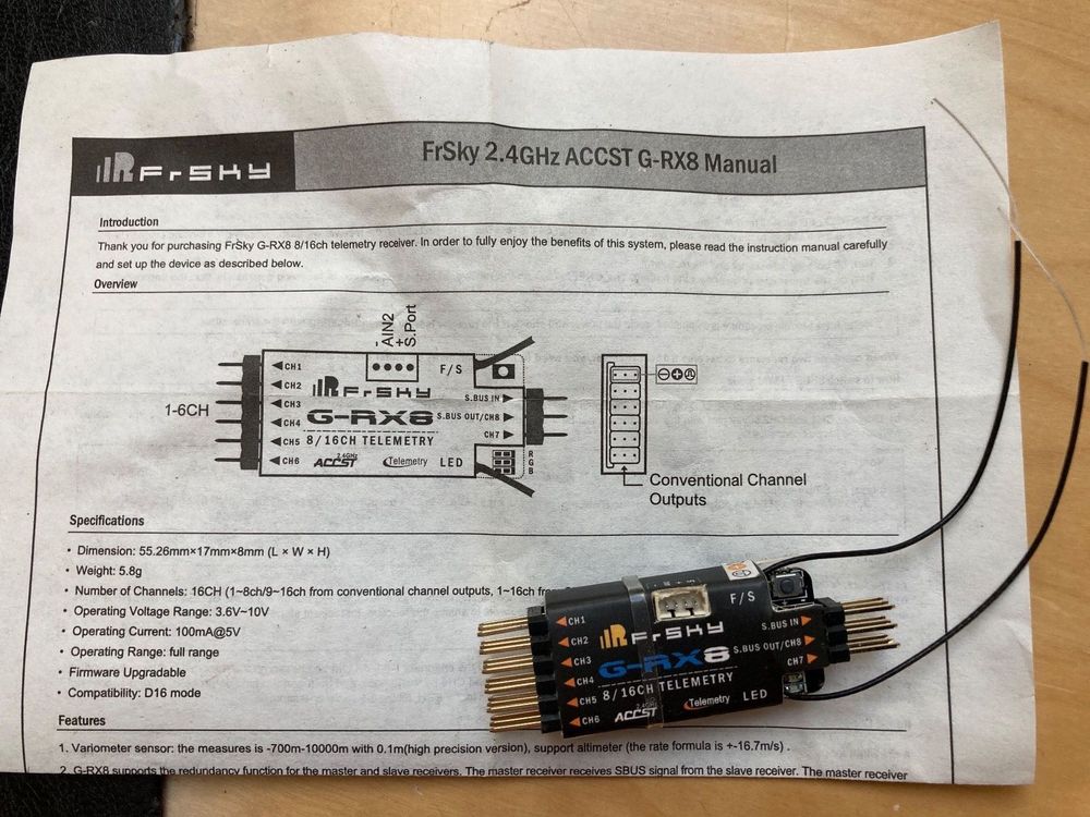 FrSky G-rx8 Empfaenger | Kaufen auf Ricardo