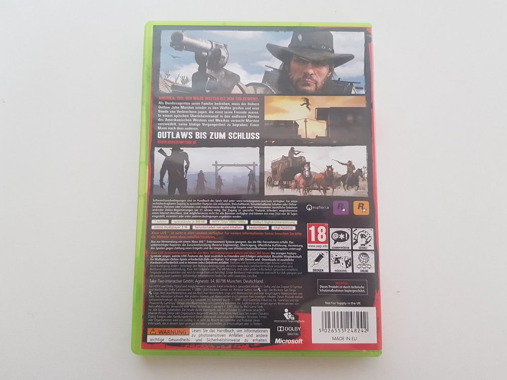 Red Dead Redemption - Xbox 360 Spiel + Map | Kaufen auf Ricardo