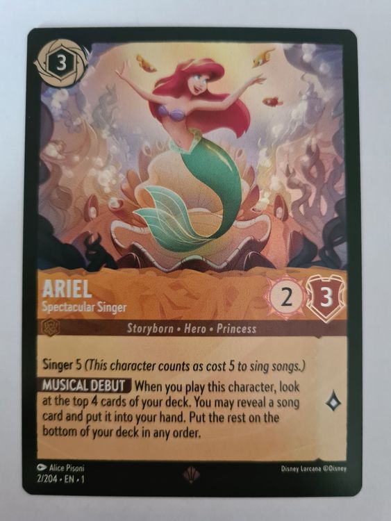 Lorcana, Ariel - Spectacular Singer, FOIL, 002 | Kaufen auf Ricardo