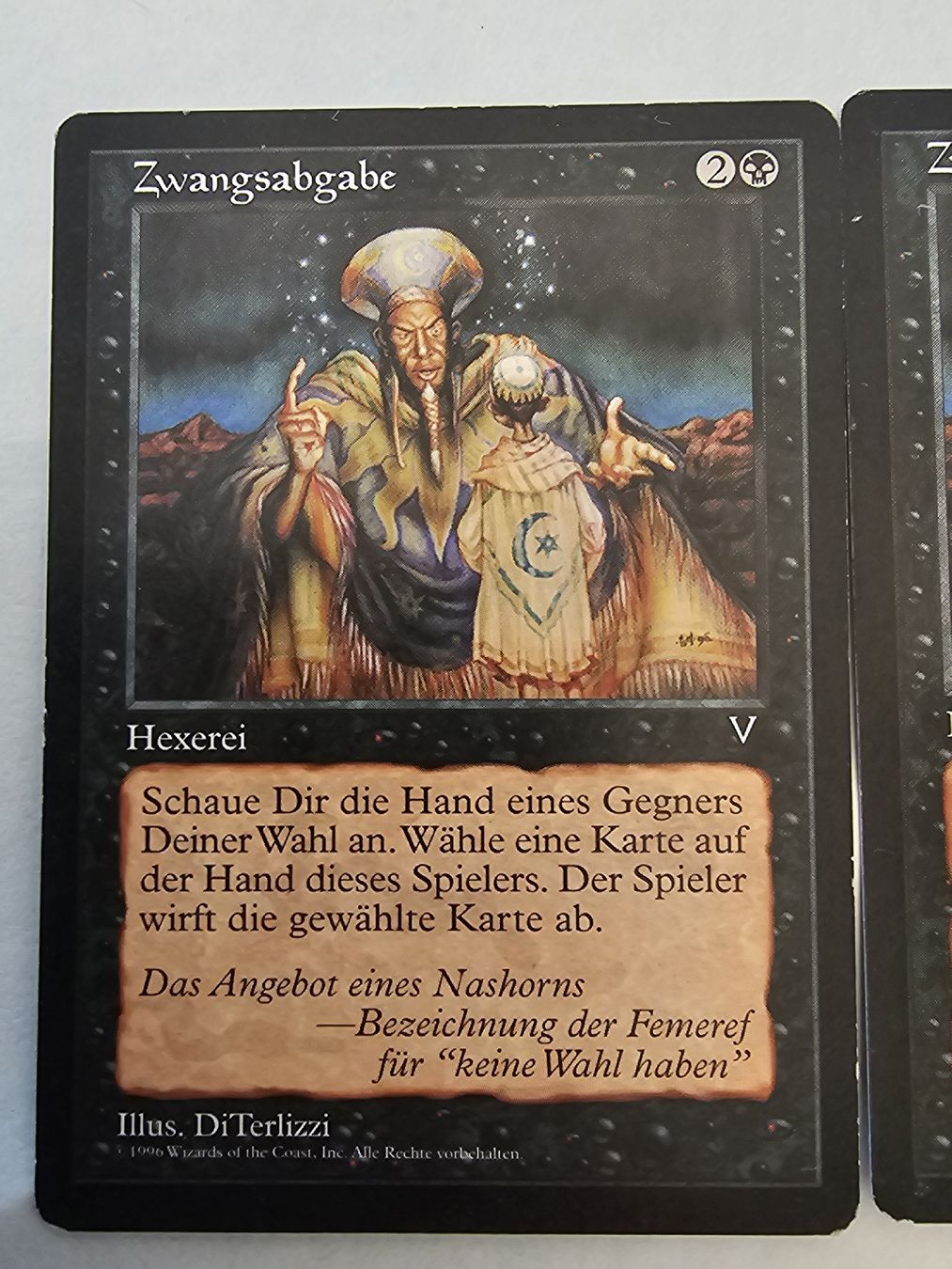 Magic the Gathering - 2 x Zwangsabgabe - (Gebraucht) in Wisen SO für ...