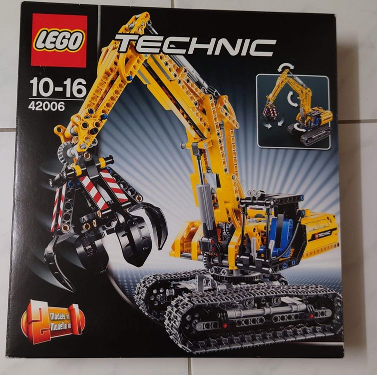 Lego Technic Set Raupenbagger 42006 + Power Functions 8239 | Kaufen auf ...